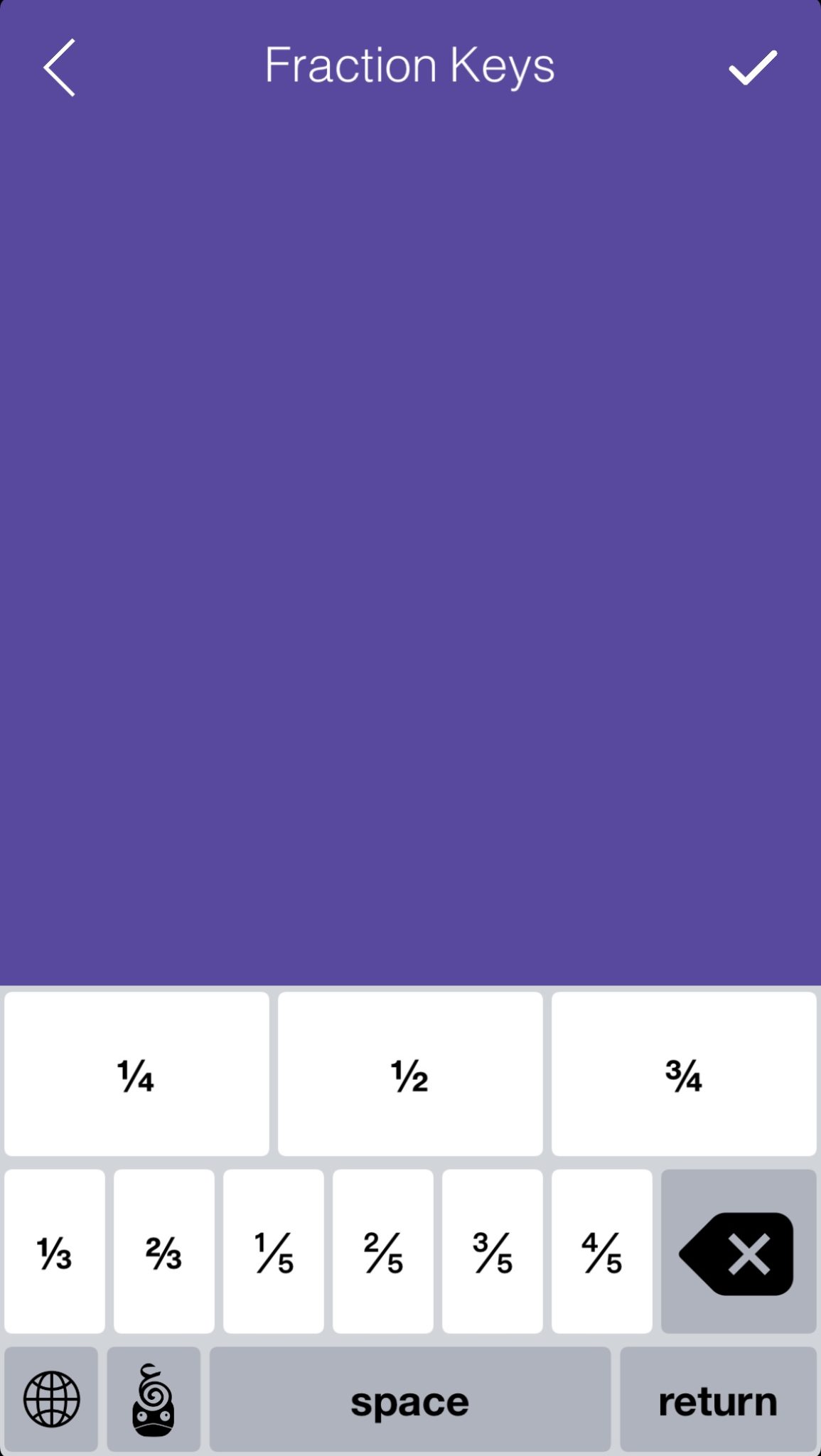 How to Type Fractions Using the iPhone Keyboard - iPhone Islam