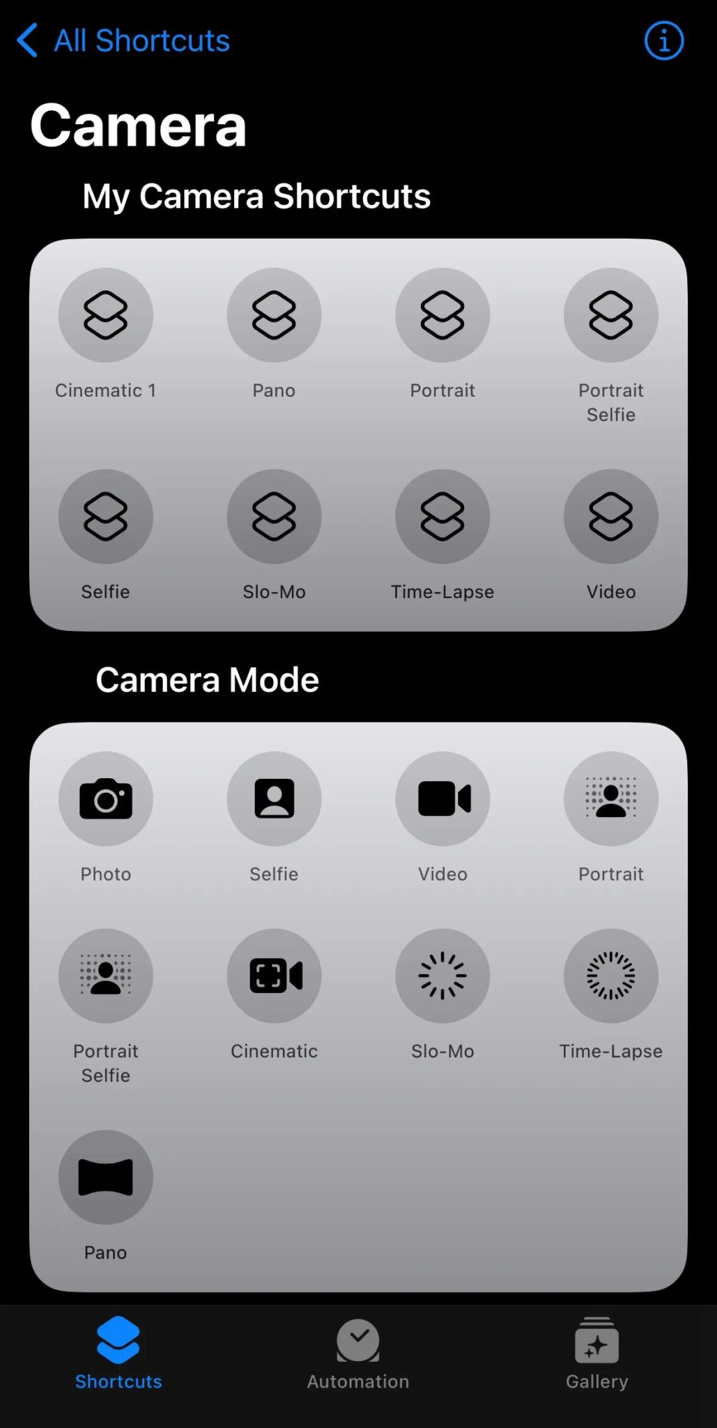 Come utilizzare le diverse modalità della fotocamera nell'app ...