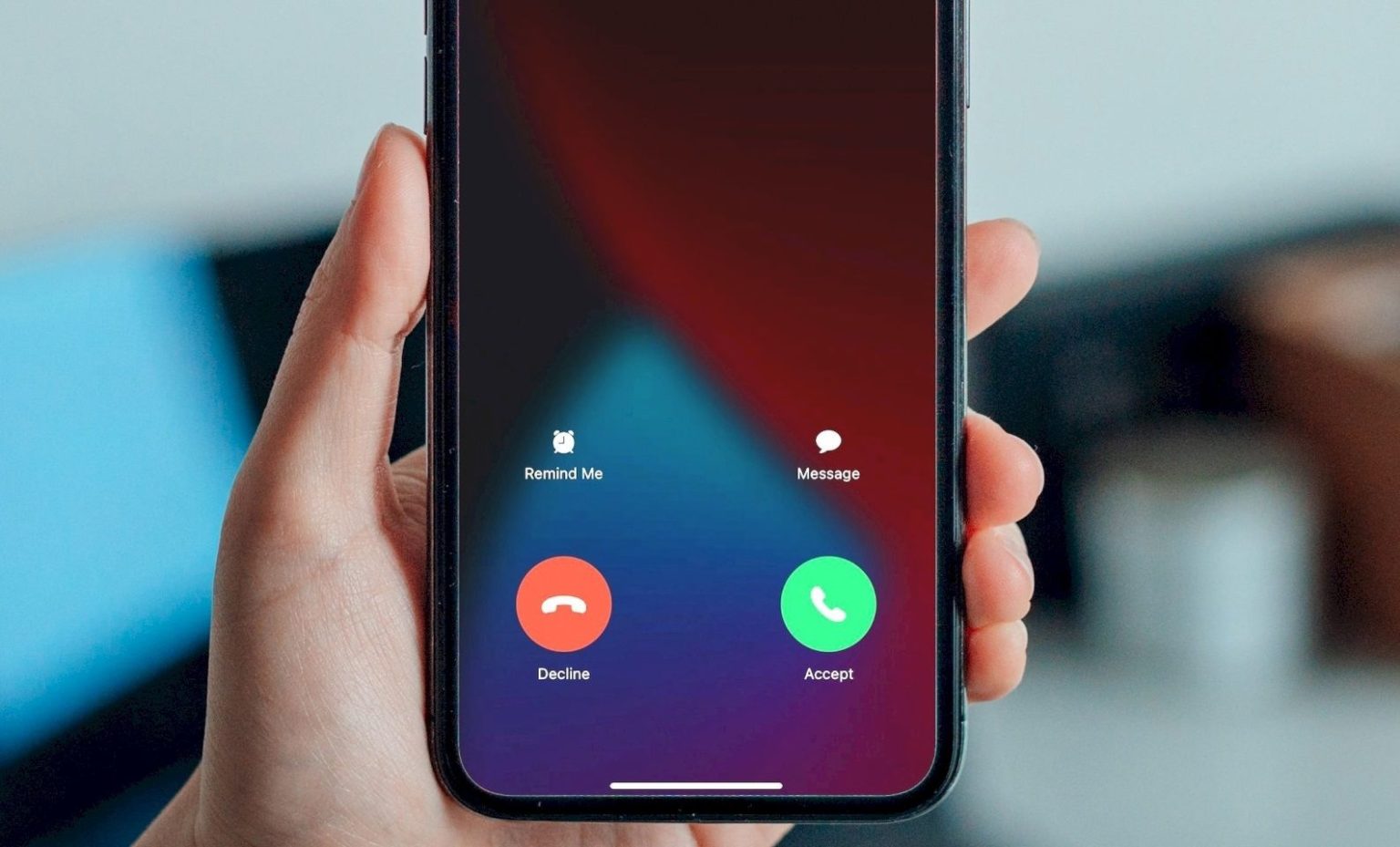Why do the "Reject" and "Accept" options appear in some iPhone calls ...