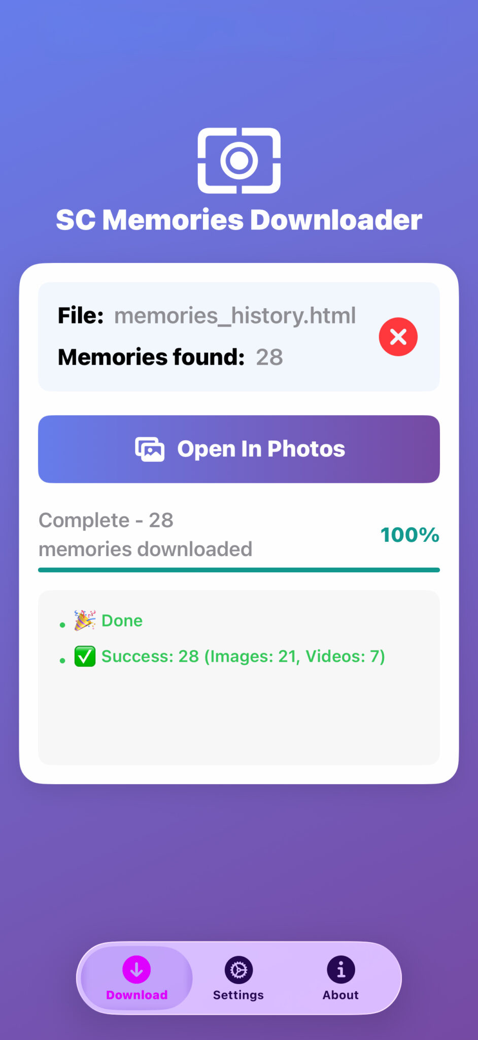 Une application qui vous permet d'importer facilement tous vos ...